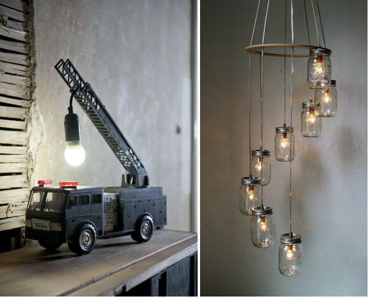 Lámparas DIY muy originales para decorar tu casa | Decoración