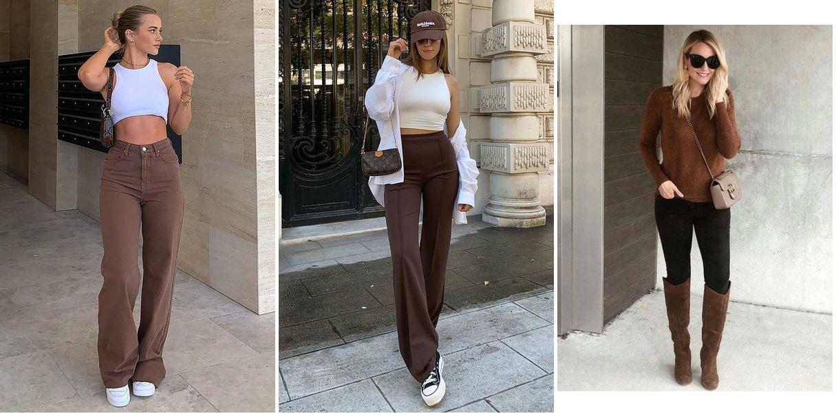 Ideas de outfits color café que ya viene el otoño | Belleza